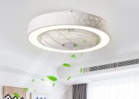 China 36W*2 Indoor Chandelier Ceiling Fan With Light And Remote 58cm*23cm for sale
