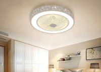 China 36W*2 Indoor Chandelier Ceiling Fan With Light And Remote 58cm*23cm for sale