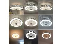 China 36W*2 Indoor Chandelier Ceiling Fan With Light And Remote 58cm*23cm for sale