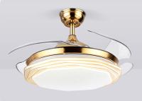 China 42 Inch Remote Control Ceiling Fan Light For Bedroom 72W for sale