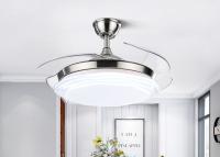 China 42 Inch Remote Control Ceiling Fan Light For Bedroom 72W for sale