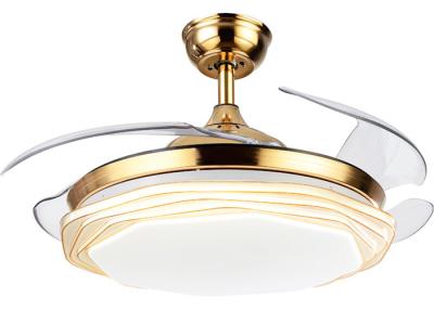 China 42 Inch Remote Control Ceiling Fan Light For Bedroom 72W for sale