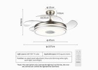China 6 Speed Remote Control Ceiling Fan Light for sale