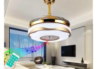 China 36W Ceiling Fan With Light And Music for sale