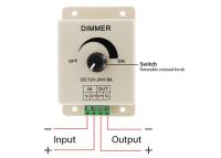 China 96W LED Light Dimming Switch ON OFF PWM Led Dimmer 1 Channel for sale