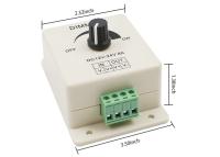 China 96W LED Light Dimming Switch ON OFF PWM Led Dimmer 1 Channel for sale