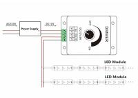 China 96W LED Light Dimming Switch ON OFF PWM Led Dimmer 1 Channel for sale