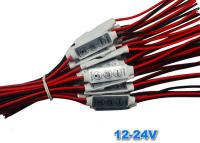 China 8 Colors Rf Mini Led Dimmer 12v 42*12*3MM 1 Channel Common Anode for sale
