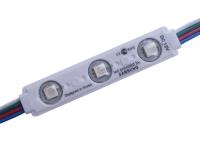 China IP67 12v LED Lighting Modules 75*15*5mm 0.72W*20 Red Blue Green for sale