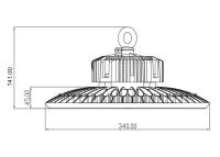 China IP65 LED High Bay Lamp 60Hz 200w Led Warehouse Light 50000Hrs for sale