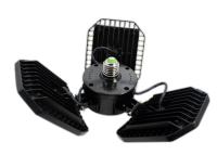 China CRI 80 100w Led Deformable Lamp 80w 360 Degree L329mm*H99mm for sale