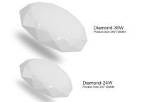 China Bedroom 3000k Diamond Led Ceiling Lights IP20 80lm/W for sale