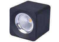 China 30W Black 2700lm Square Surface Mounted Downlight For Bathroom for sale