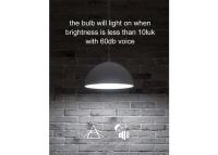China ROHS 9W Sensor Energy Saving LED Bulb Dia60*110mm Sound Control for sale