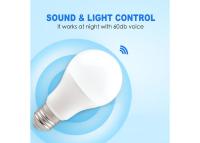 China ROHS 9W Sensor Energy Saving LED Bulb Dia60*110mm Sound Control for sale