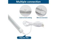 China 120W T8 Integrated Led Tube Light 6ft Frosted PC Cover Energy Efficient for sale