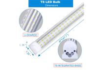 China Cold White 14500LM 6000K Led Tube Light Fixture T8 4FT 144 Watt for sale