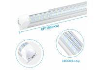 China FCC 4 Row 8ft Integrated Led Tube Light 144W 2435*31*33Mm for sale