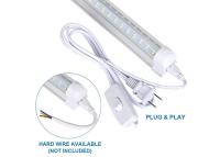China FCC 4 Row 8ft Integrated Led Tube Light 144W 2435*31*33Mm for sale