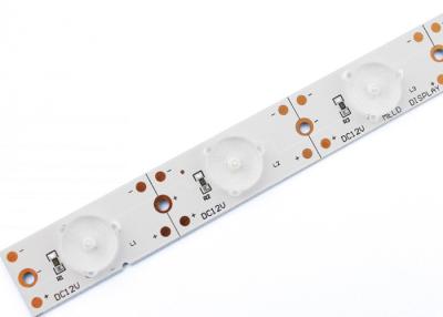 China 100lm/W 100CM 12v Rigid Led Strip Light 8W 3030 Led Strip With Lens for sale