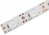 China 100lm/W 100CM 12v Rigid Led Strip Light 8W 3030 Led Strip With Lens for sale