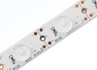 China 100lm/W 100CM 12v Rigid Led Strip Light 8W 3030 Led Strip With Lens for sale