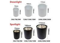China 5W 7W 9W 12W 15W 18W LED Dimmable Surface Mounted Downlight for sale
