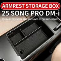 China Custom Fit Plastic Center Console Storage Box Armrest Organizer for BYD Song Pro DMI 2025 Under-Dash Decorative Tray Interior for sale