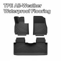 China For 2023-2025 Xiaopeng G6 LHD Floor Mats TPE All Weather Waterproof Floor Liners Cargo Trunk Mat Front and Rear Row Accessories for sale