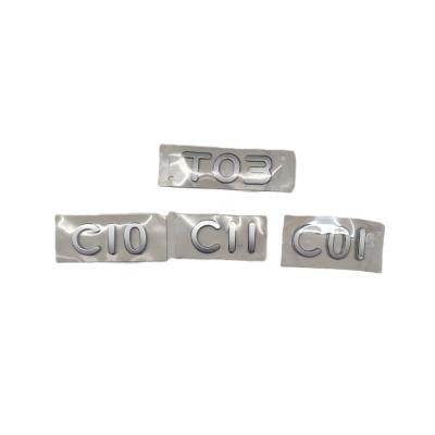 China New Arrival Auto Body Parts Word Logo Cover for Leapmotor C11 C01 T03 Electric Vehicle Car Rear Logo Components for sale
