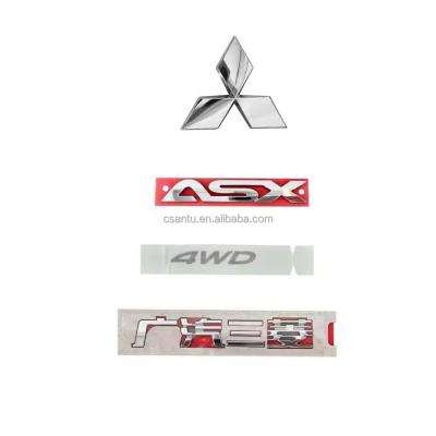 China Hot Offer Auto Parts for Mitsubishi ASX 4WD Rear Tailgate Body Sticker Decal Kit New Auto Spare Parts with ASX Letter Logo Mark for sale
