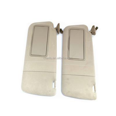 China Factory Price Mitsubishi Pajero V73 V77 Front Windshield Sun Shield Vanity Cosmetic Mirror with Leather Velvet Decor Body Parts for sale