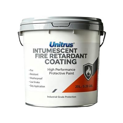 China Water Based Fire Protective Coating Thin Film Intumescent Paint For Steel for sale