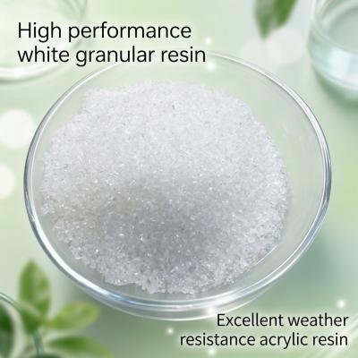 China White Granular Solid Thermoplastic Acrylic Resin A01 For Exterior Coating for sale