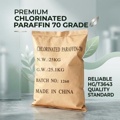 China CP-70 Chlorinated Paraffin 70 Flame Retardant Plasticizer For PVC Rubber And Coatings for sale