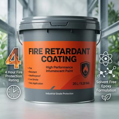 China Solvent Free Epoxy Intumescent Coating Intumescent Fireproof Paint Two Component for sale