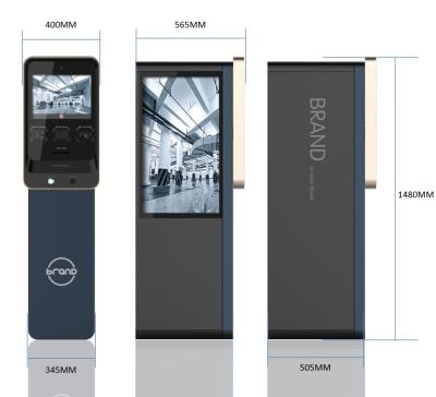 China Smart Elegant Design Cash Payment Kiosk Anti - Vandal For Multi Function for sale