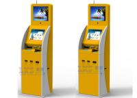 China Passport Scanner Card Dispenser Self Service Kiosk , 15 / 17 inch Infrared Touch Screen for sale