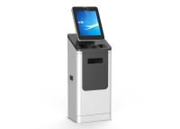 China Hotels Self Check In Kiosks With Passport Scanner Key Encode Card Dispenser for sale