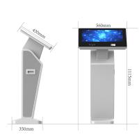 China Contactless Payment Hotel Self Check In Kiosk With RFID NFC Reader Capacitive/IR Touch for sale