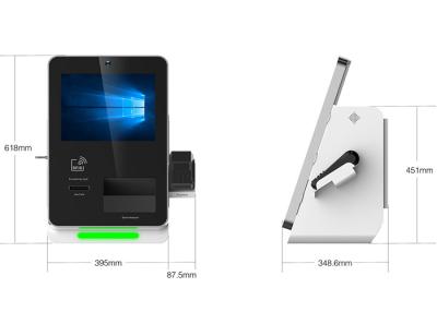 China 21.5 Inch Outdoor Car Parking Payment With Cash Payment QR Scanner POS Reader for sale