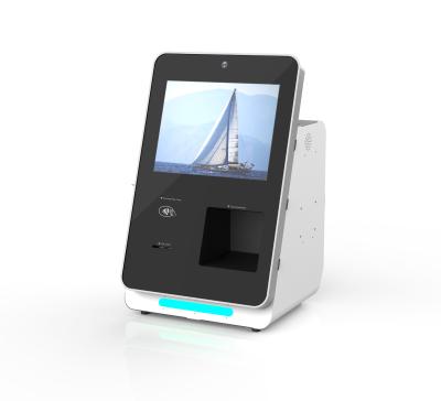 China 15inch Hotel Self Service Kiosk Key Card Encoder Face Recognition for sale