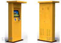 China 17'' 19'' Self Service Touch Screen Kiosk Floor Standing Parking Lot Display for sale