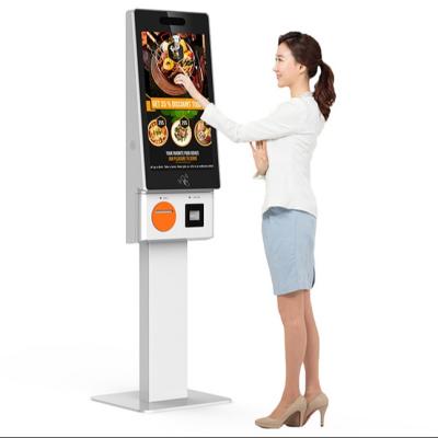 China SPCC Enclosure Self Service Payment Kiosk For Mcdonald'S / KFC /Supermarket for sale