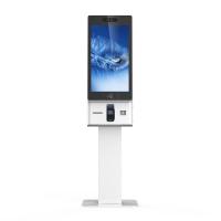 China Fast Food Chains Floor Standing Terminal Display Kiosk For Self Ordering Payment for sale