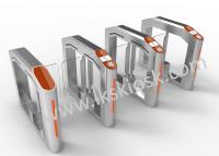 China Ticket Checking Automatic Speed Gates System , Access Control Speed Gates In Cinema Entrance for sale