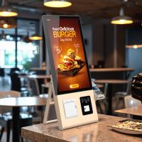 China 21.5Inches Screensize Check In Kiosk with Billnote Validate And Accept and Custom Customer's Logo for Hotel Terminal Kiosk for sale