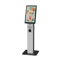 China Self Ordering Kiosk with 231.5 Inch Touch Display and Card Payment for Fast-Food Restaurants - Floor Standing Design for sale
