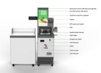 China Kiosk Manufacturer Supermarket Checkout Machine Goods Scanning Self Service Payment for sale