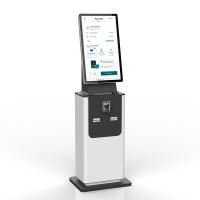 China 24/7 Self Service Bill Payment Kiosk with Receipt Printing QR Reader Cash Accepted for sale